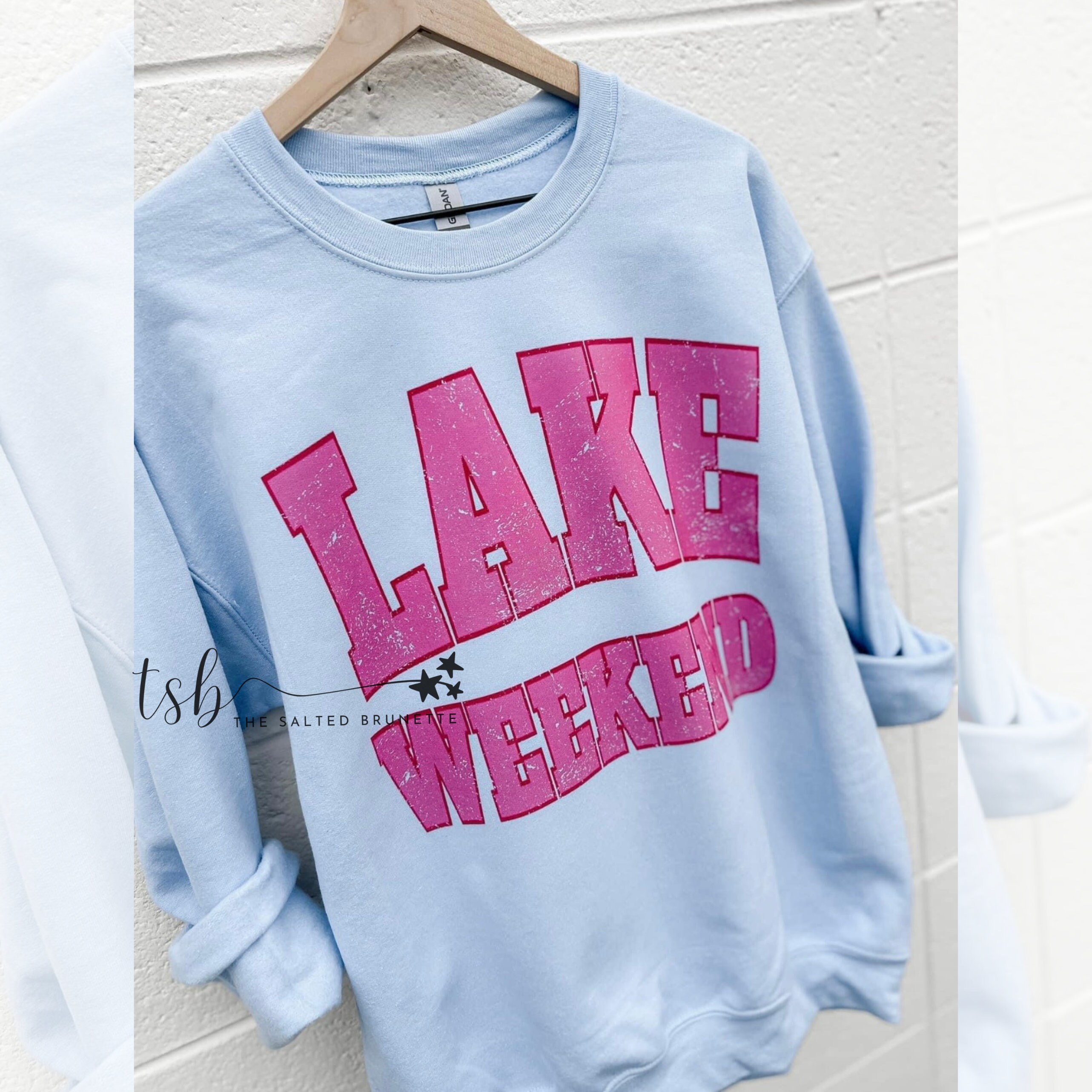 Varsity Font Distressed Lake Weekend Png - Etsy