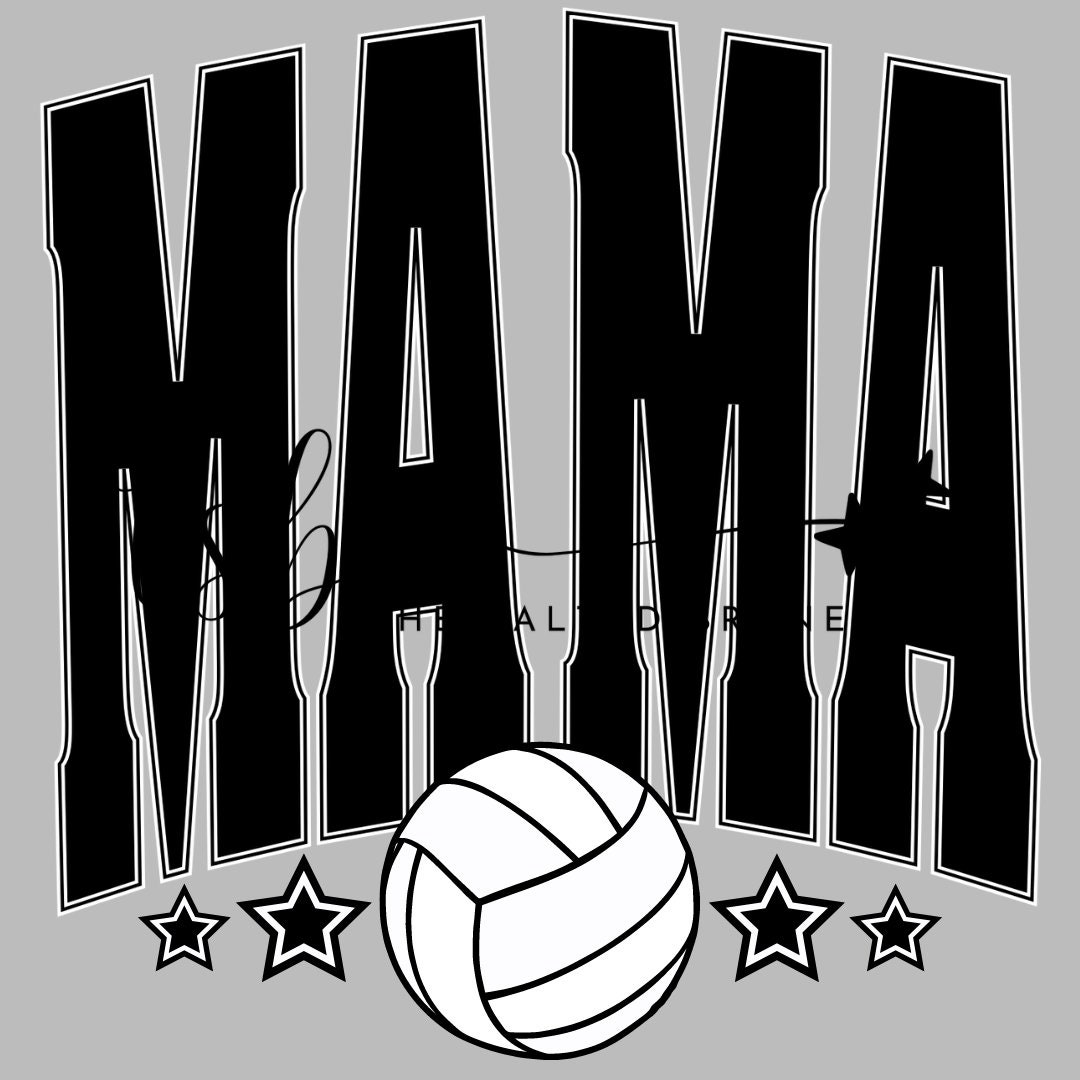 Varsity Volleyball Mama Bump Set Spike Volleyball Season Trending ...