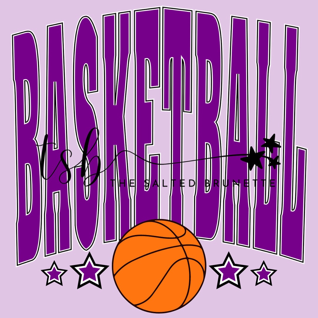 Purple Basketball Varsity Lettering; Basketball Mama; Trending Baseball ...