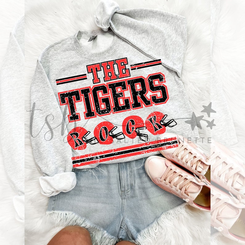 Tigers School Spirit the Tigers Rock PNG - Etsy