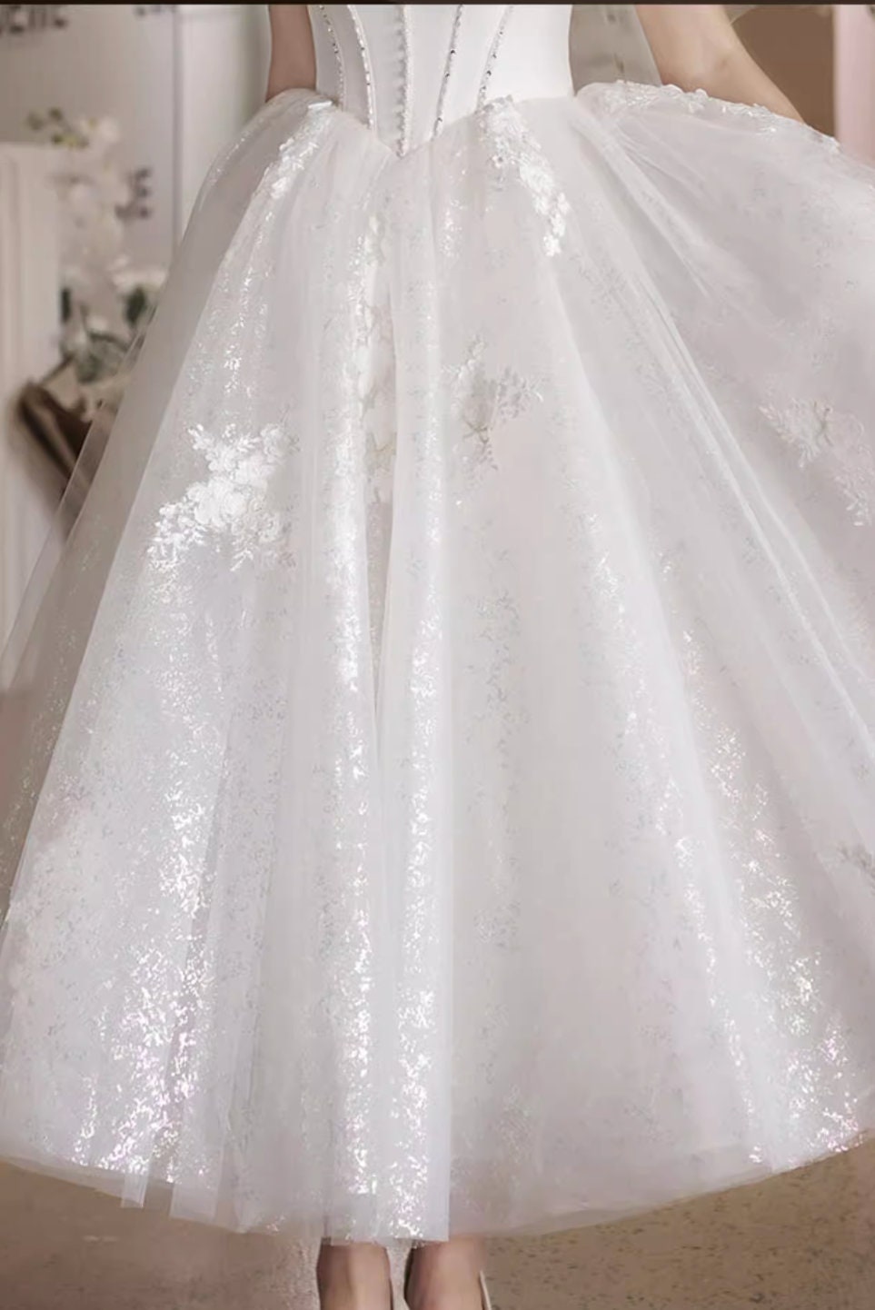 Off Shoulder Light Wedding Dress - Etsy