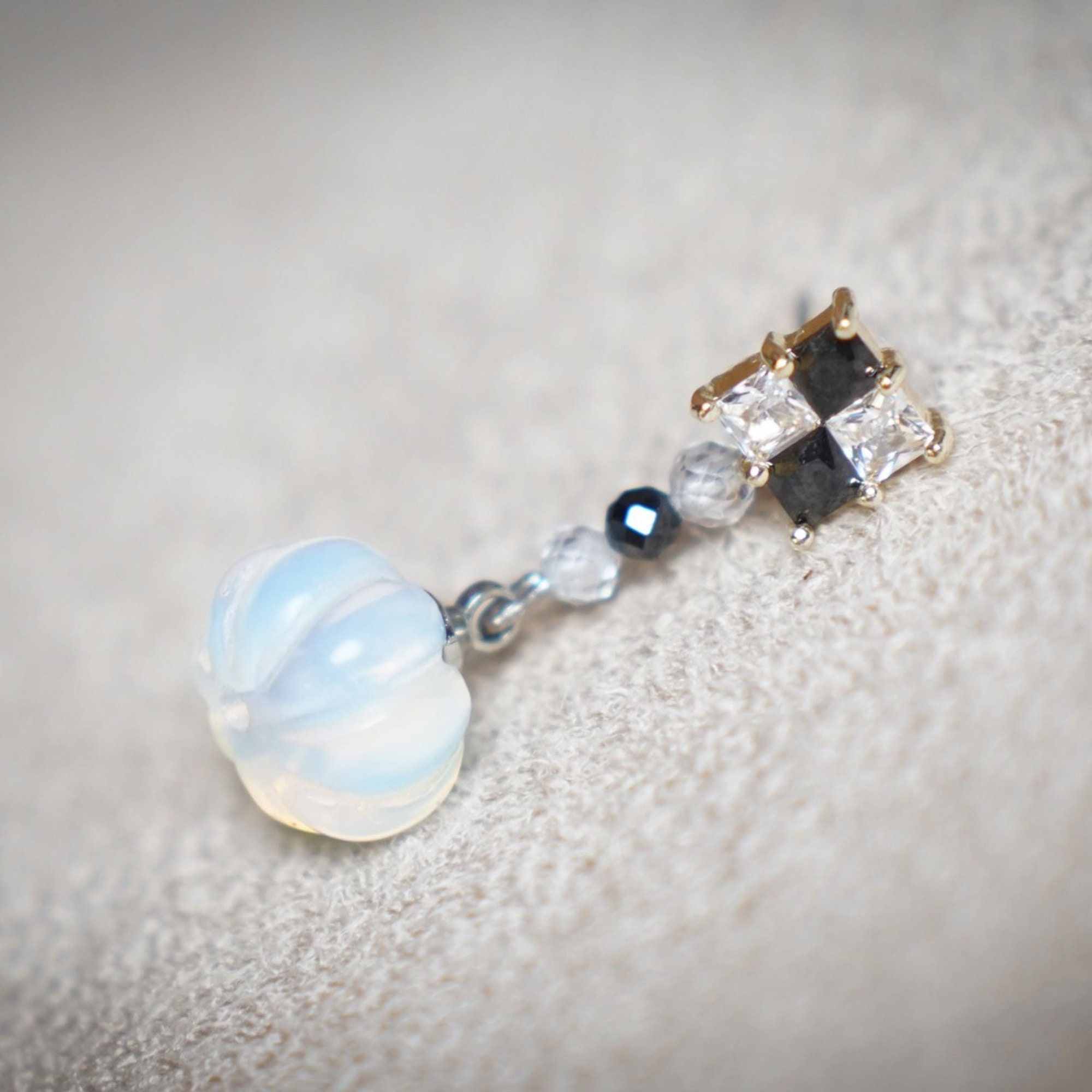 FF14 Glass pumpkin earrings,FINAL FANTASY earrings,Aetheryte 3D print ...