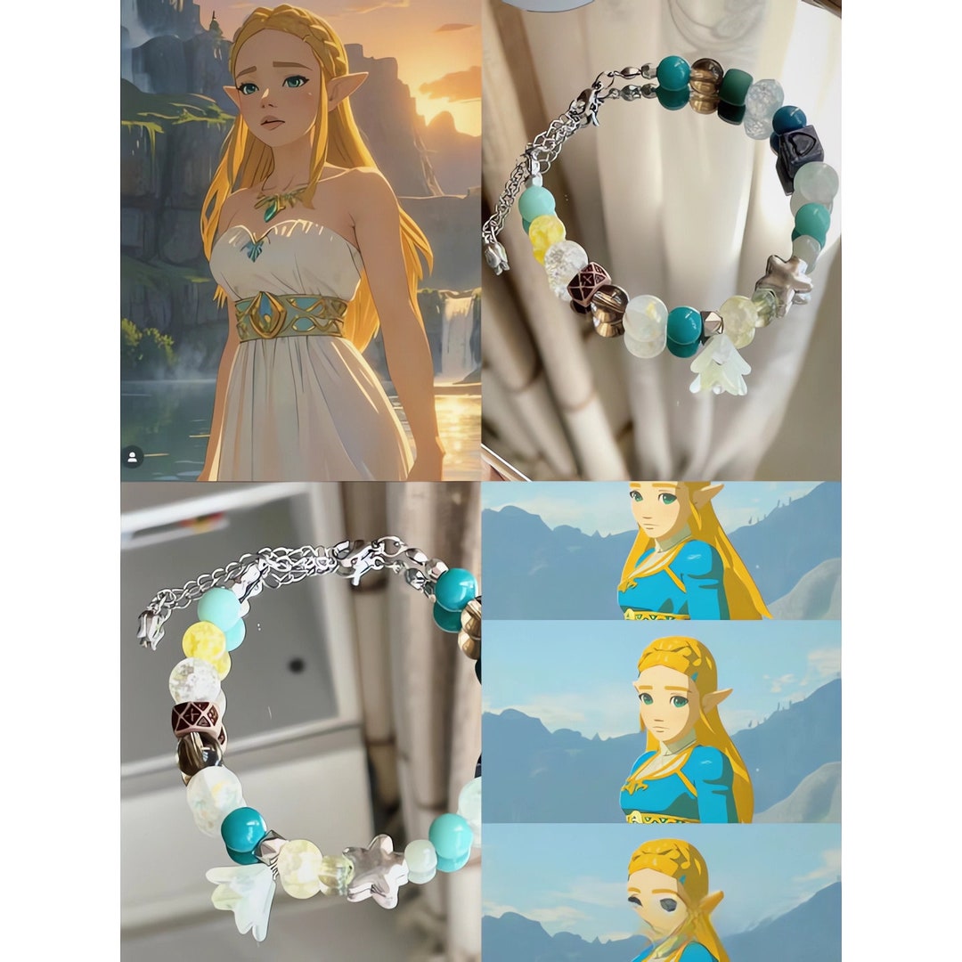 The Legend of Zelda Braceletprincess and Knight Braceletlink - Etsy