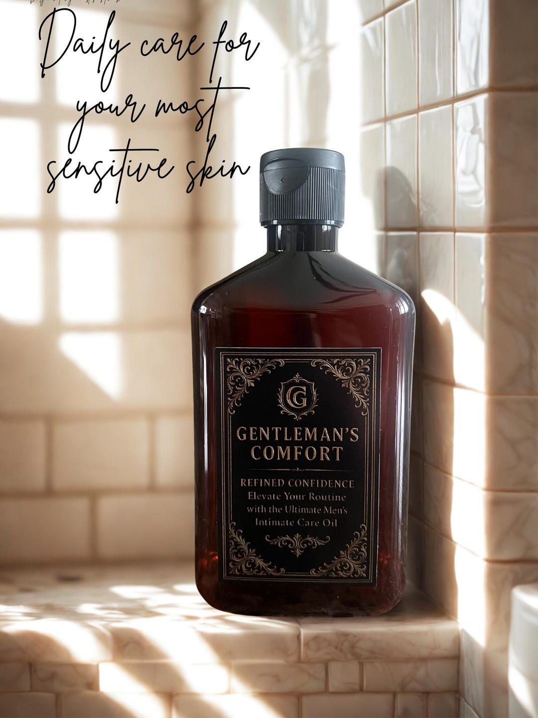 Gentleman's Comfort Intimate Care Oil - Natural Grooming for Men - Etsy
