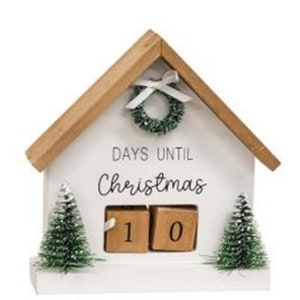 Days Until Christmas Woodland Home Countdown Calendar - Etsy