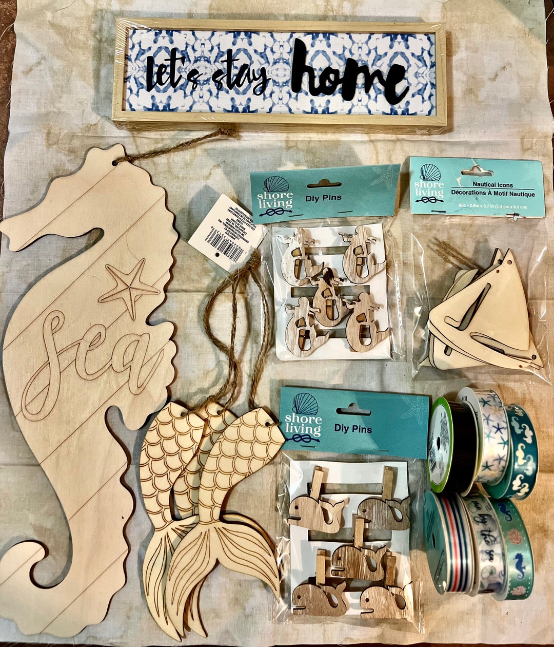 Large 32 Piece Ocean Themed Craft Kit. - Etsy