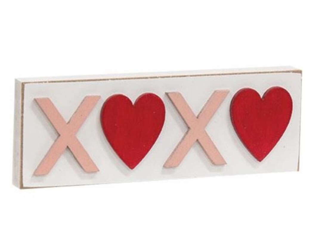 Xoxo Hearts Block - Etsy