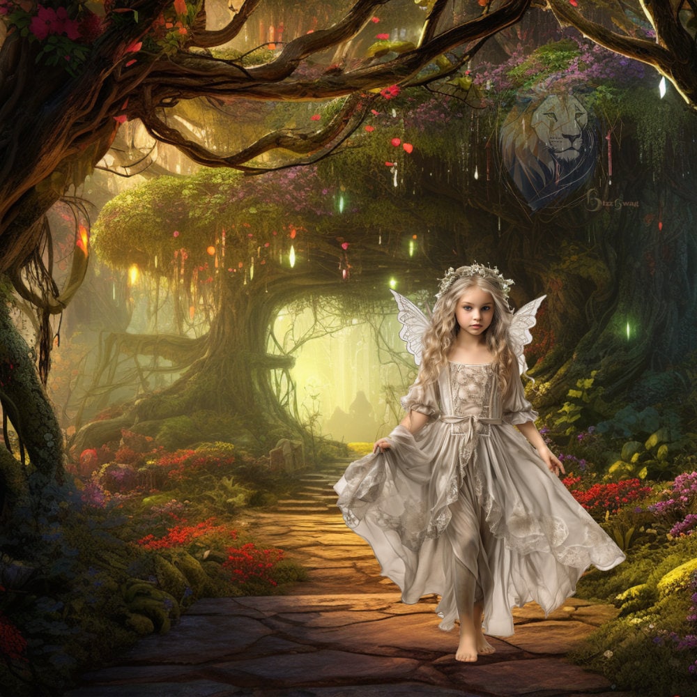 Enchanted Forest Digital Backdrop Fairy Background Forest - Etsy