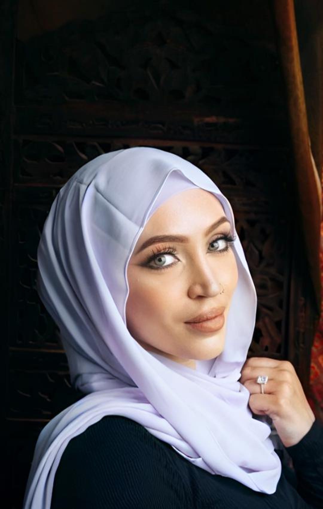 Premium Matching Chiffon Hijab and Bamboo Undercap Set - White - Etsy