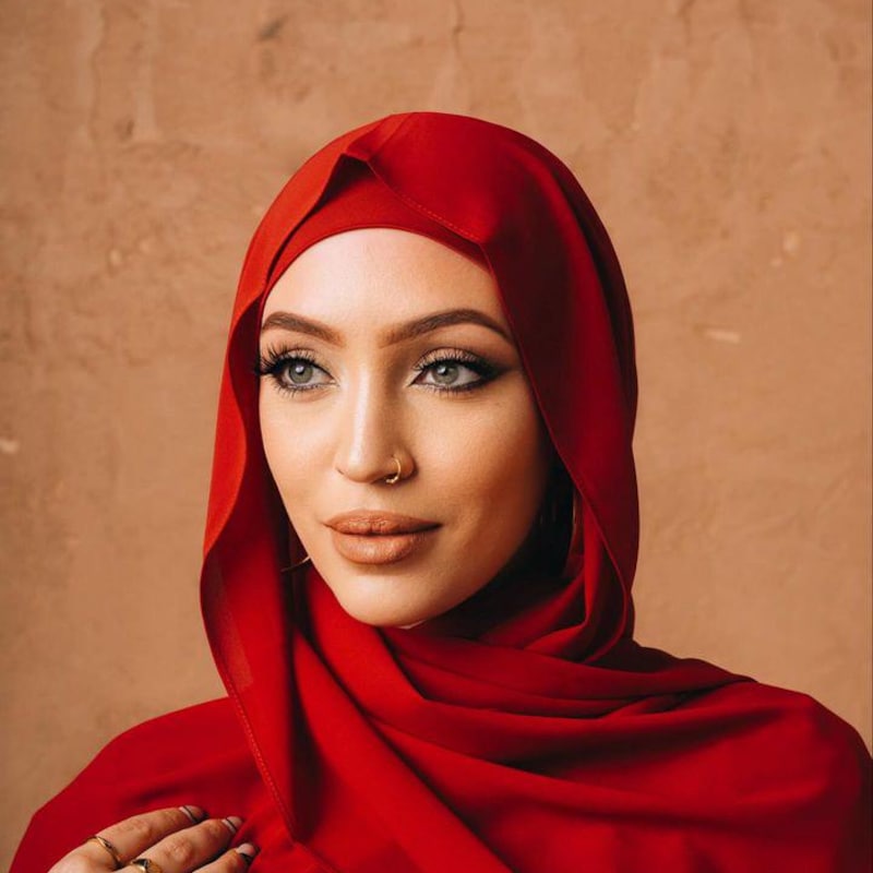 Matching Hijab With Cap - Etsy