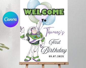 Toy Story Welcome Sign Toy Story Birthday Party Welcome Sign Toy Story ...