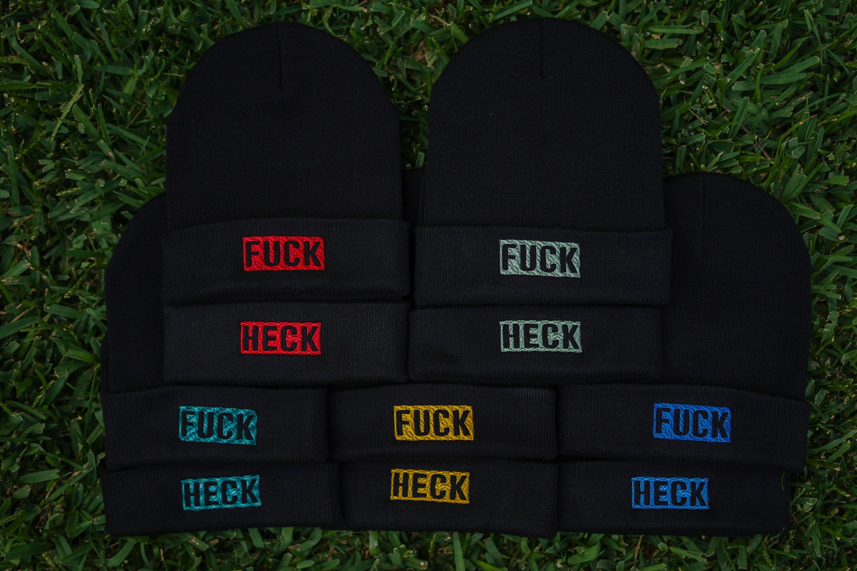 Fuck/heck Block Profanity Beanie - Etsy