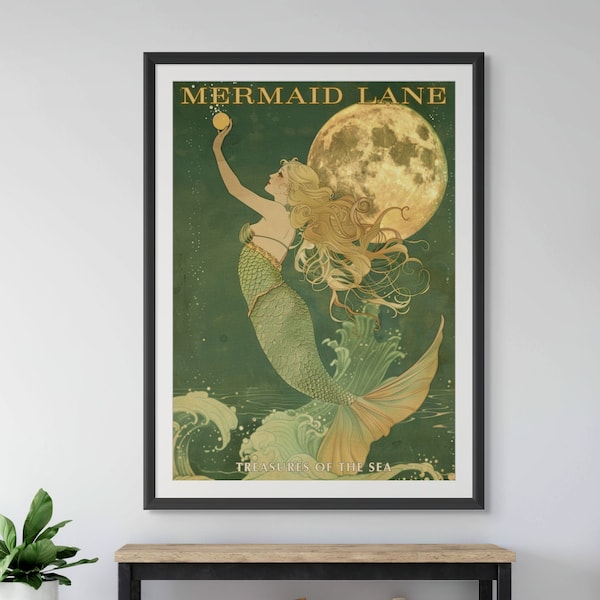 Mermaid Posters - Etsy