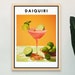 Daiquiri Poster | Cocktail Print | Bar Print - Etsy
