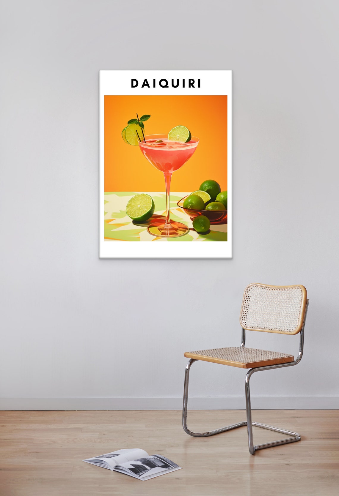 Daiquiri Poster | Cocktail Print | Bar Print - Etsy
