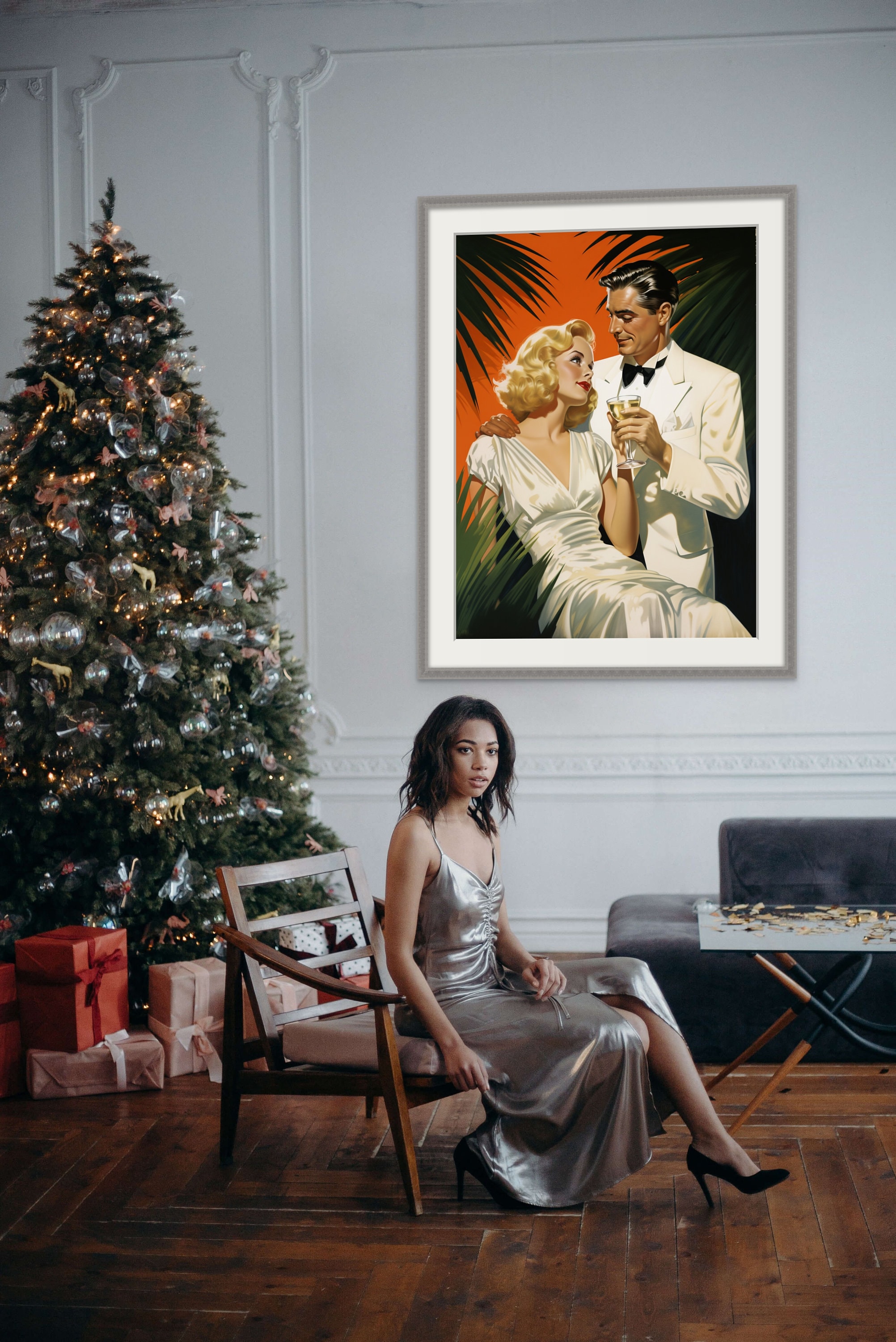 Retro Romance Poster | Vintage Romance Poster | Vintage Couple ...