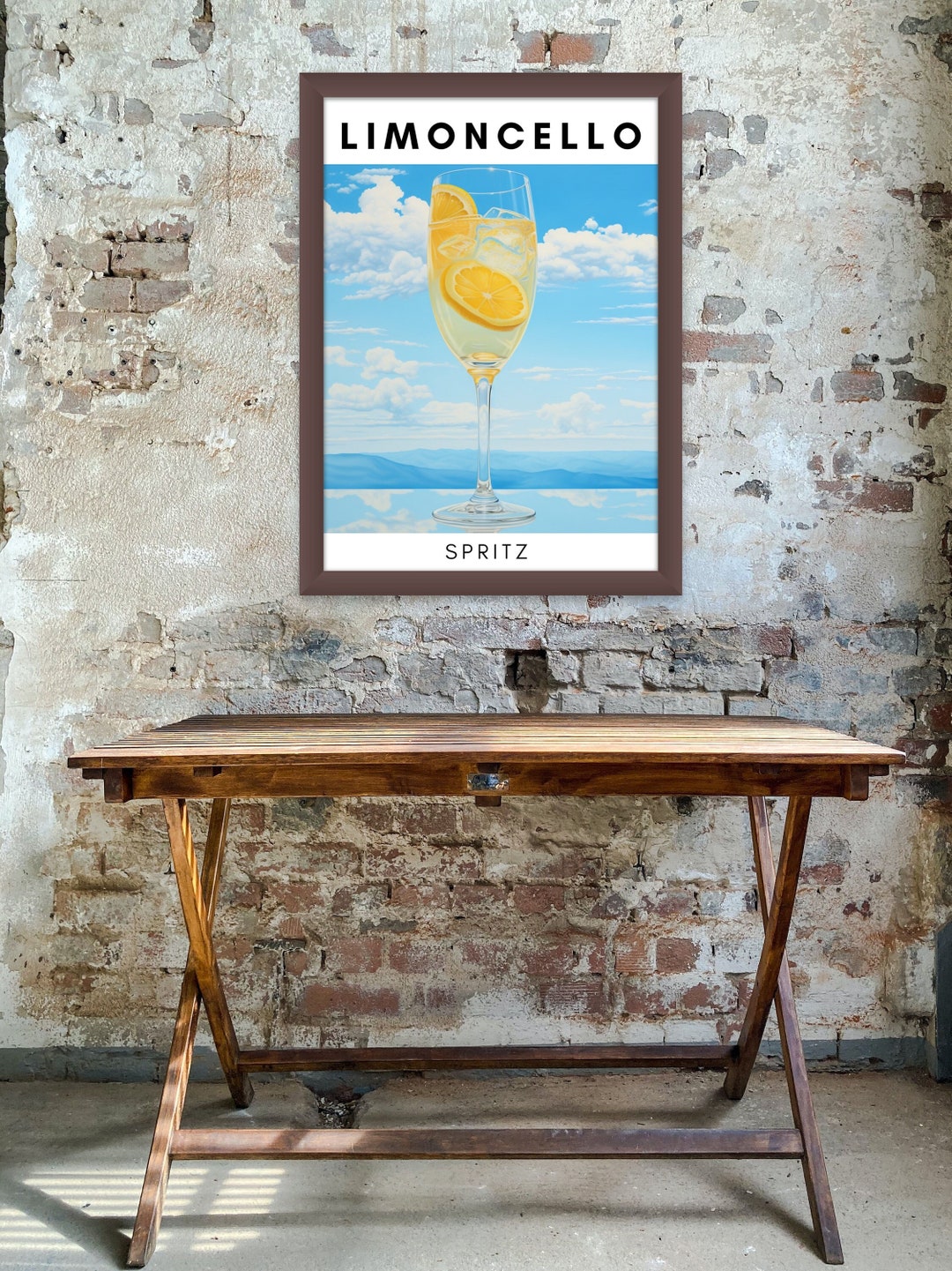 Limoncello Spritz Poster Bar Poster Cocktail Wall Art - Etsy