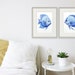 Blue Discus Fish Print set of 2 - Etsy