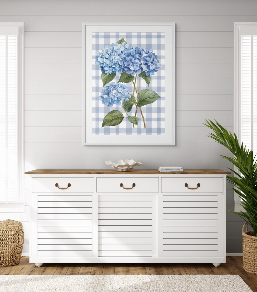 Hydrangea Wall Art Country Style Art French Provincial Art Hamptons ...