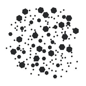 Canva Frame | Mixed Hexagon Shape | Drag & Drop Photo or Pattern ...