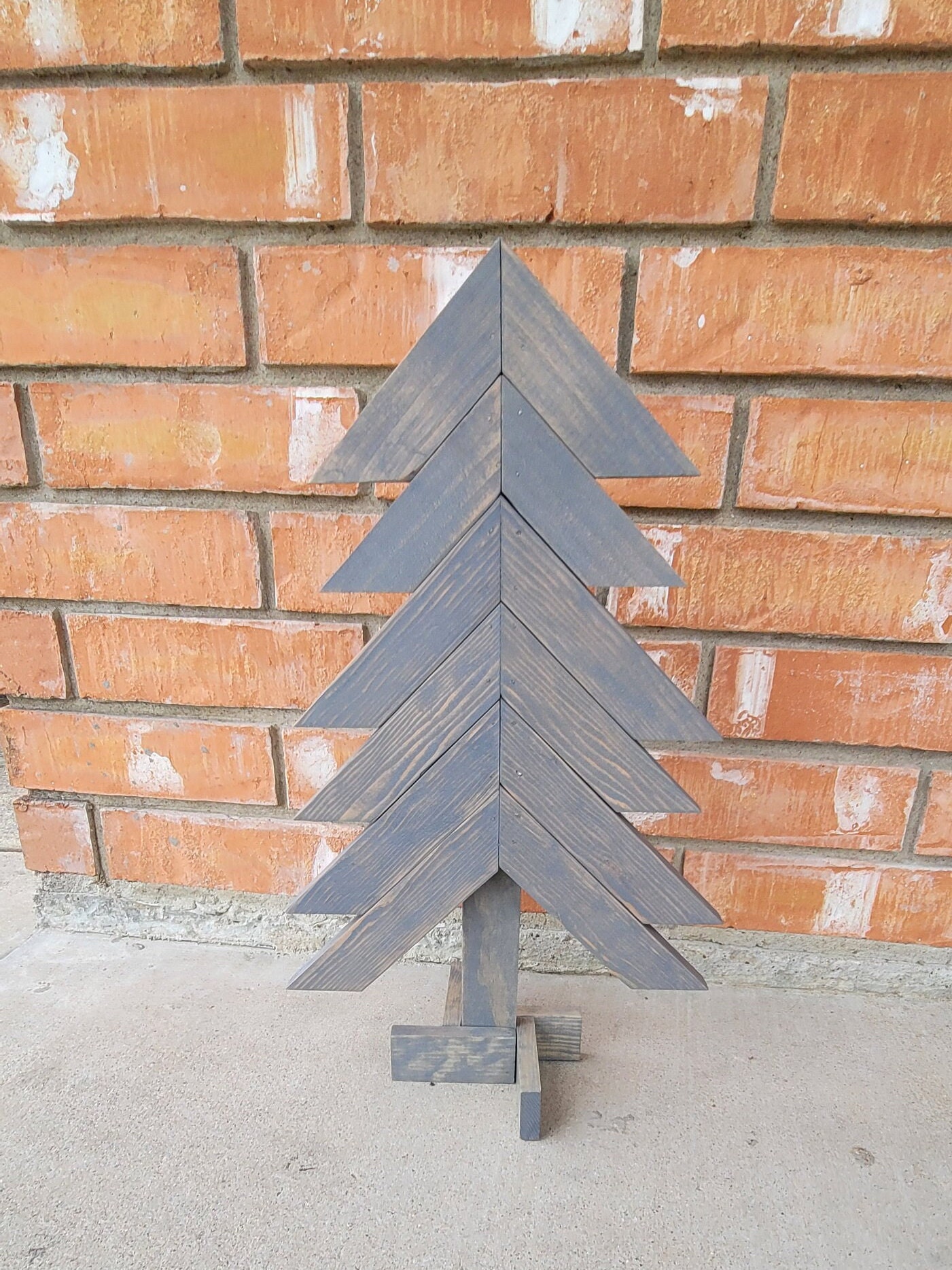 Wooden Christmas Tree, Christmas Wood Trees, Standing Christmas Tree ...