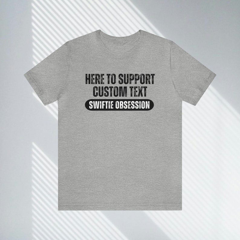 Here to Support My Wife's Swiftie Obsession, Funny Swiftie Husband Gift ...