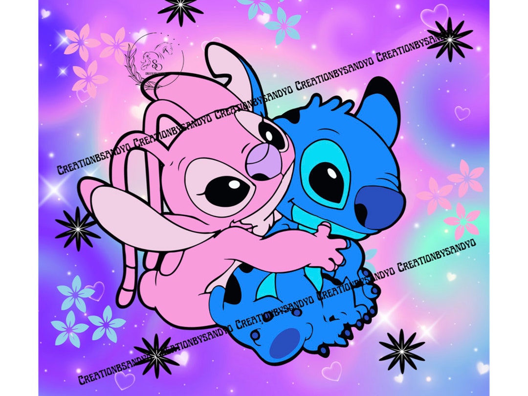 Stitch Tumbler Wrap for 20oz Tumblers, Stitch Tumbler Wrap, Cartoon ...