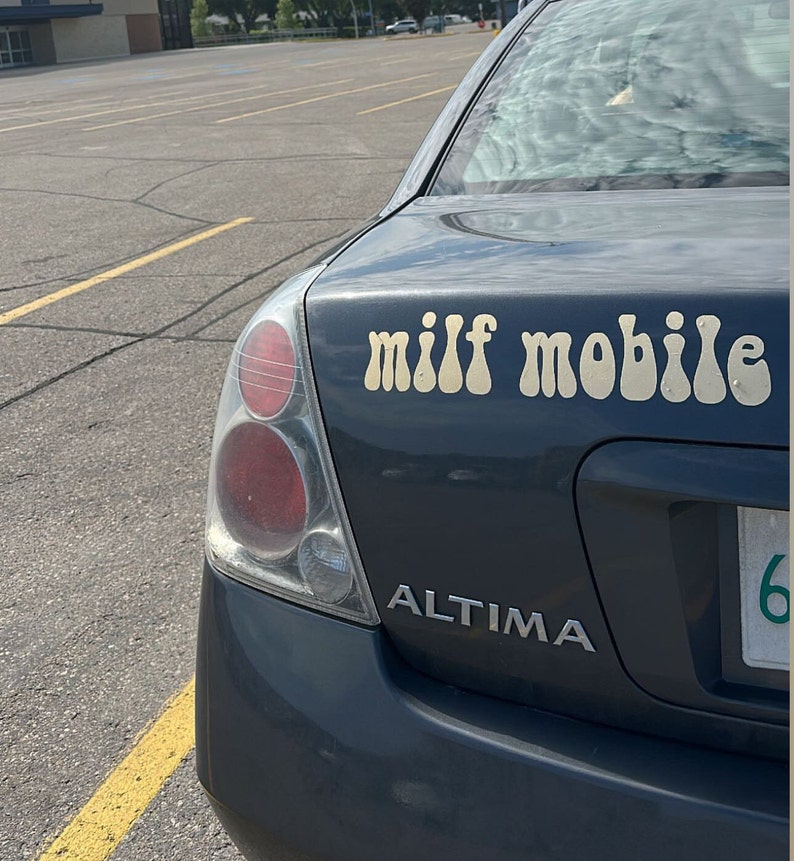 Milf Mobile Car Decal Sticker - Etsy