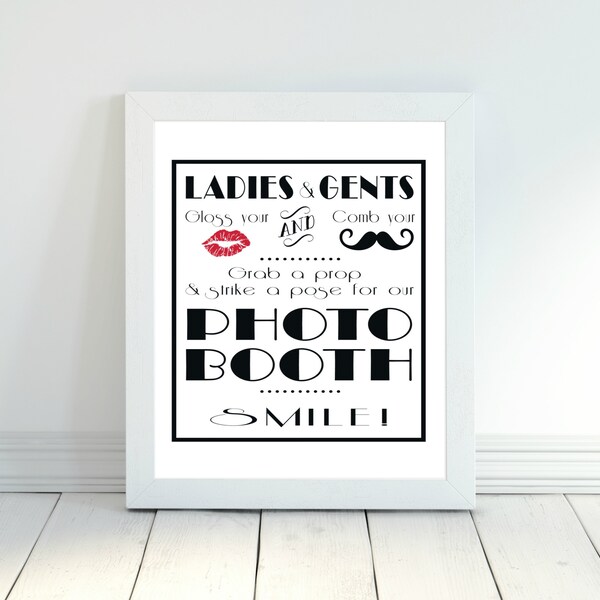 Sign for Photo Booth - Etsy
