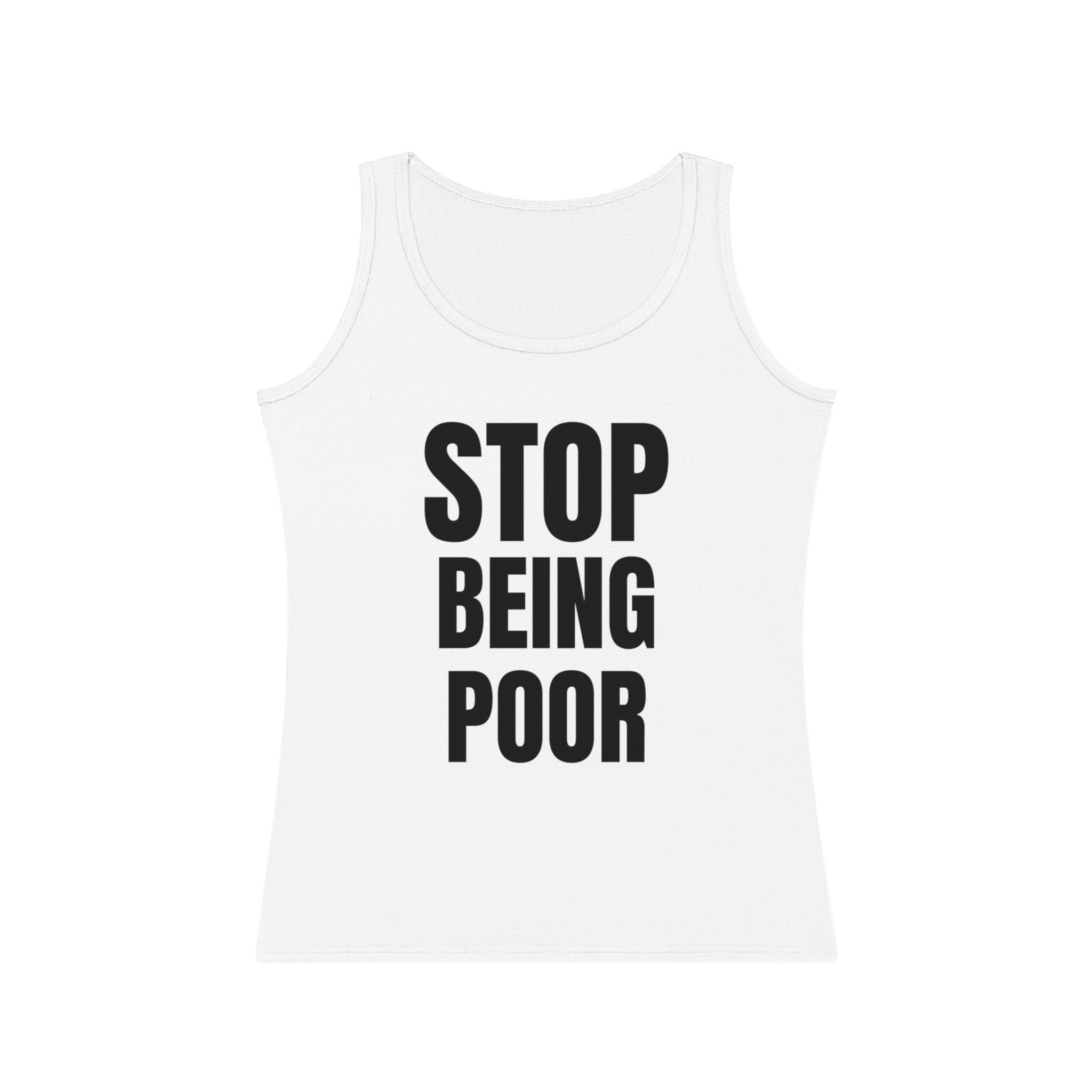 STOP BEING POOR Paris Hilton Inspired Tank Top - Etsy