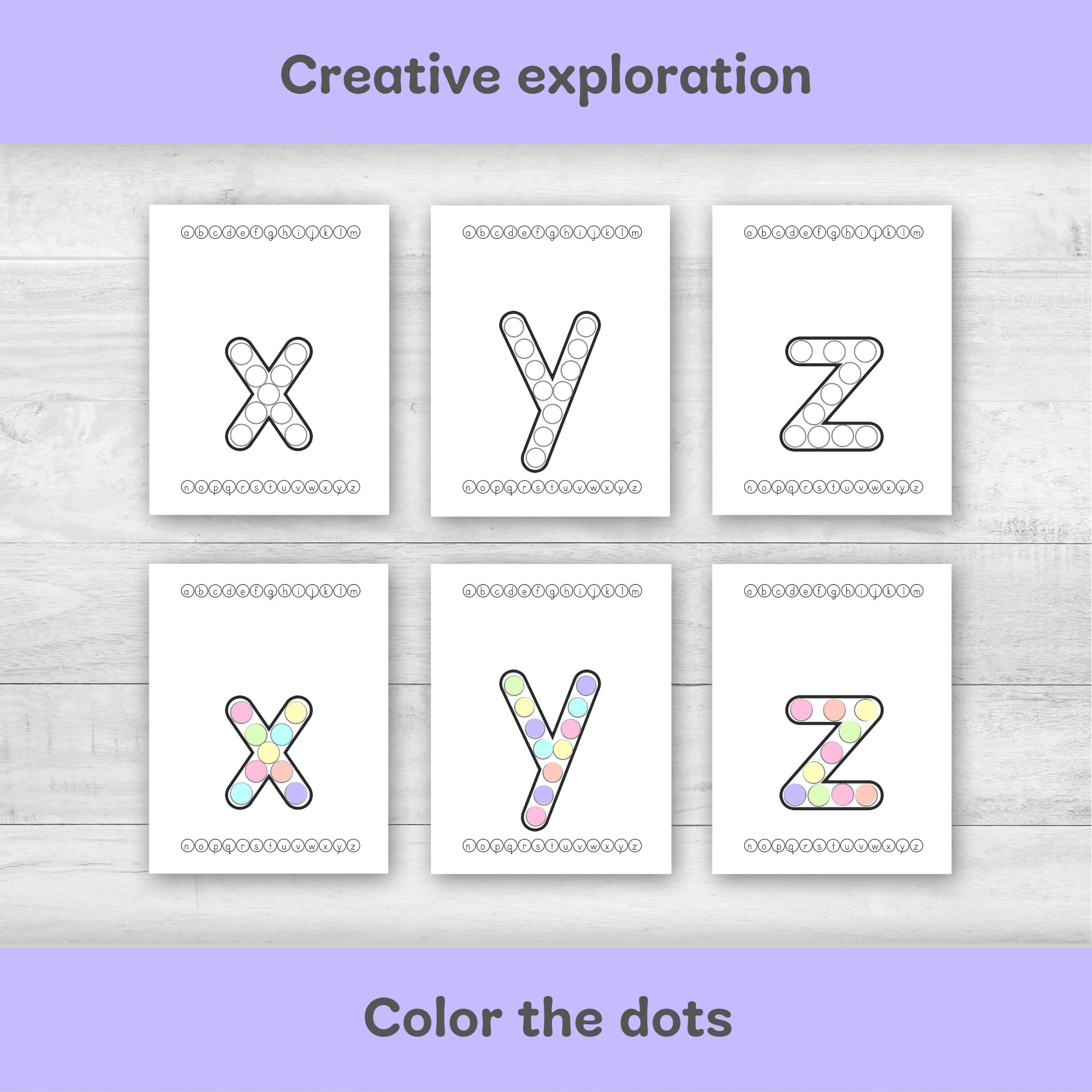 Ultimate ABC Dot Marker Activity Pack: Alphabet Worksheets - Etsy