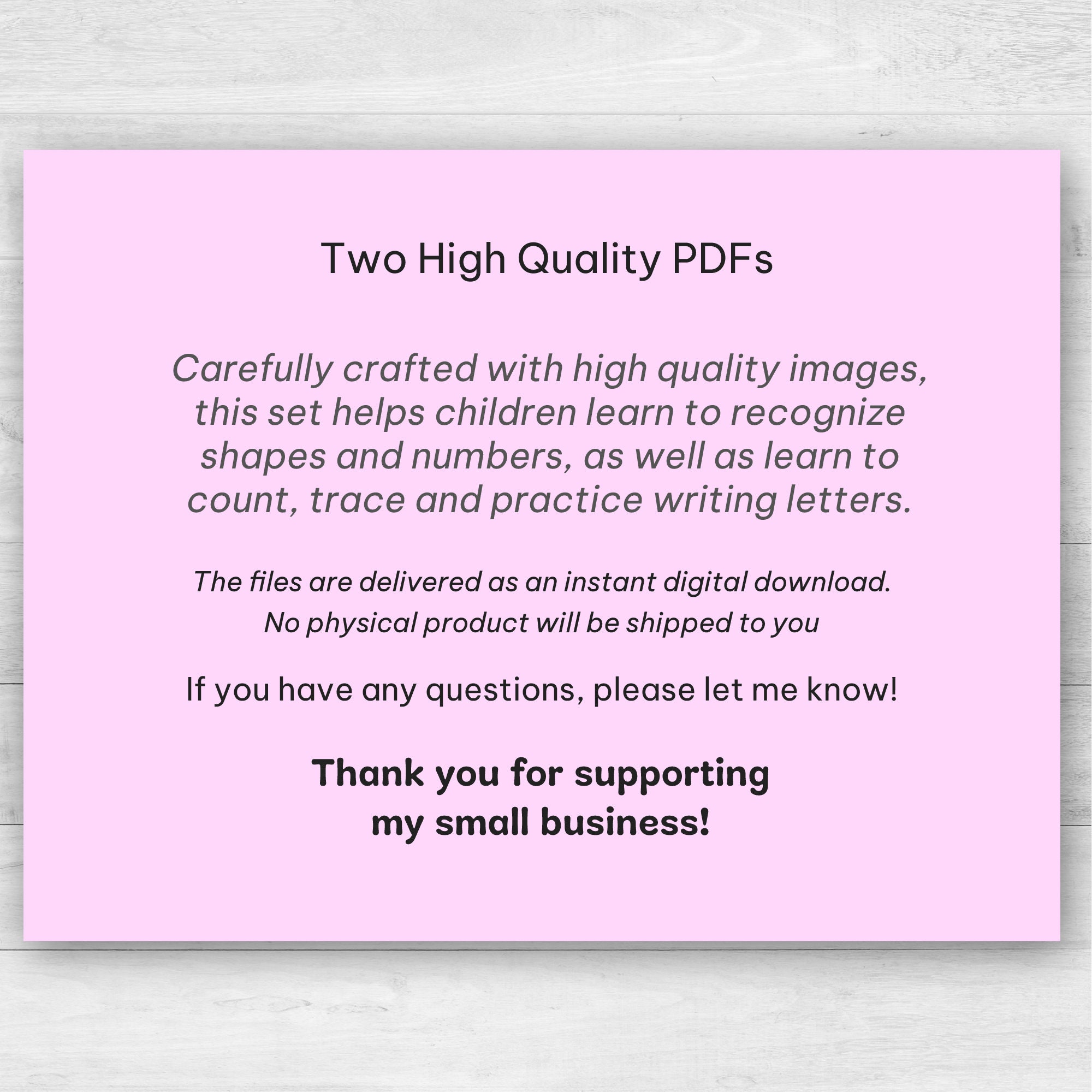 Number Tracing and Shape Tracing Worksheets: Kindergarten and - Etsy