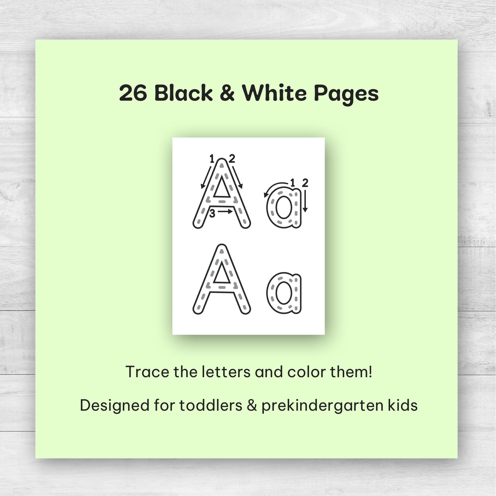 Large Alphabet Letter Tracing: Preschool Tracing and Fine Motor Skills ...