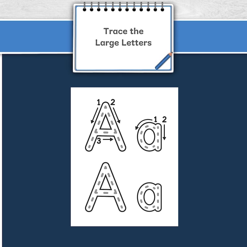 Letter Tracing and Alphabet Handwriting Practice Worksheets: Numbers ...