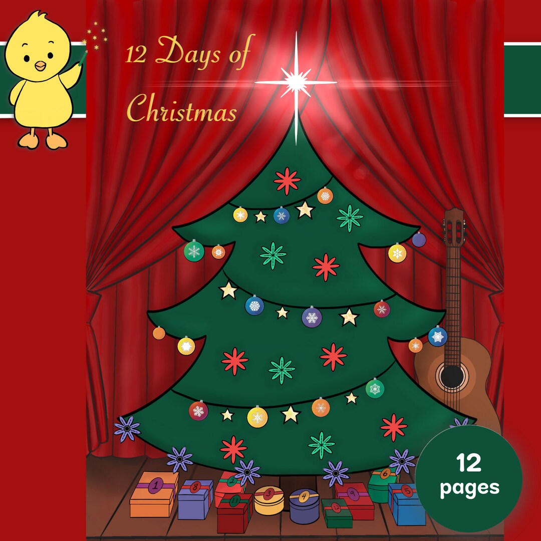 12 Days of Christmas: Advent Calendar for 12 Days Before or After ...