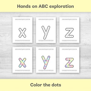 Alphabet (lowercase Abc) Do a Dot Marker Worksheets: Alphabet Learning ...