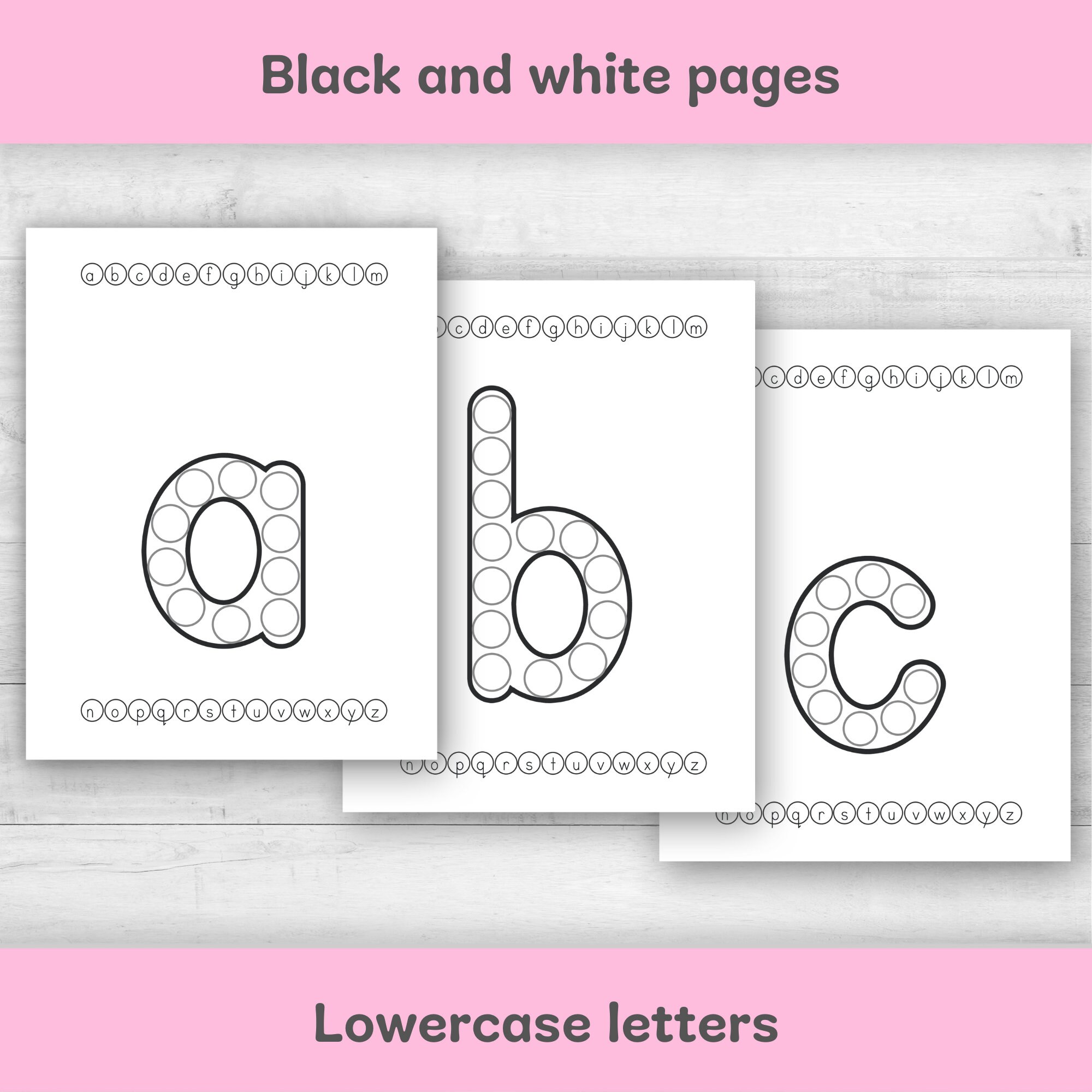 Ultimate ABC Dot Marker Activity Pack: Alphabet Worksheets - Etsy