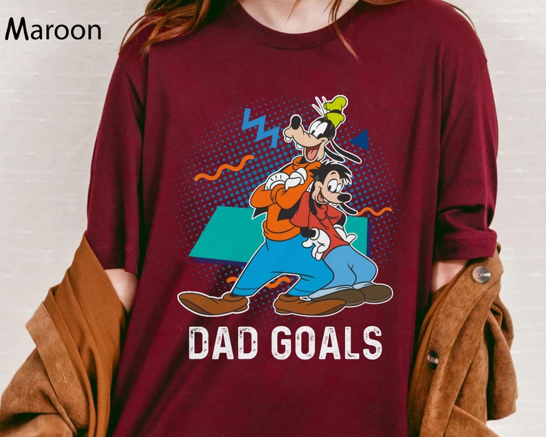 Retro 90s Goofy and Max Dad Goals Comfort Colors Shirt, A Goofy Movie ...