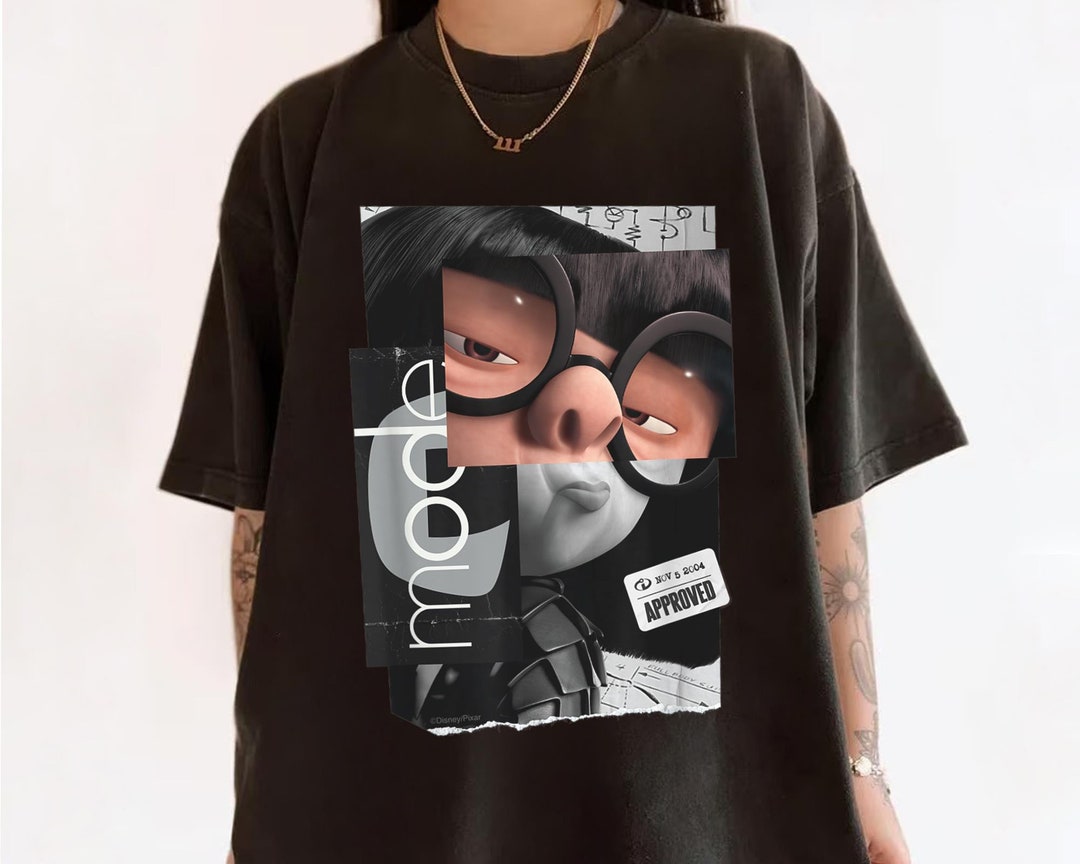 Edna Mode Fashion Logo Comfort Colors Shirt, Disney the Incredibles T ...