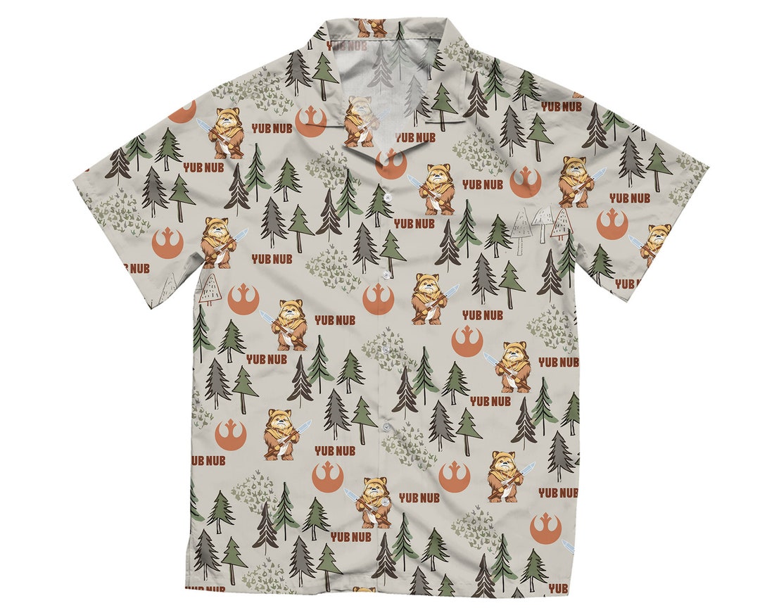 Ewok Yub Nub Return of the Jedi Hawaiian Shirt, Protect Our Forest Star ...