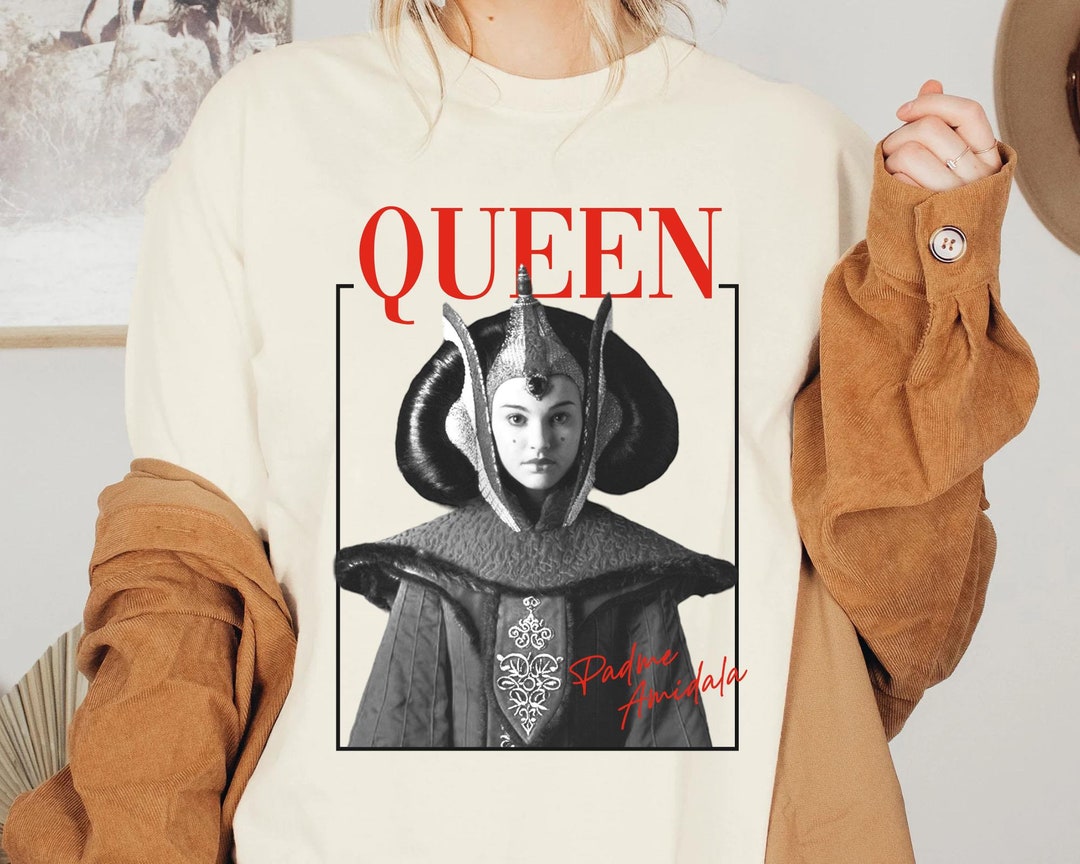 Queen Padme Amidala Portrait Comfort Colors Shirt, Vintage Star Wars ...