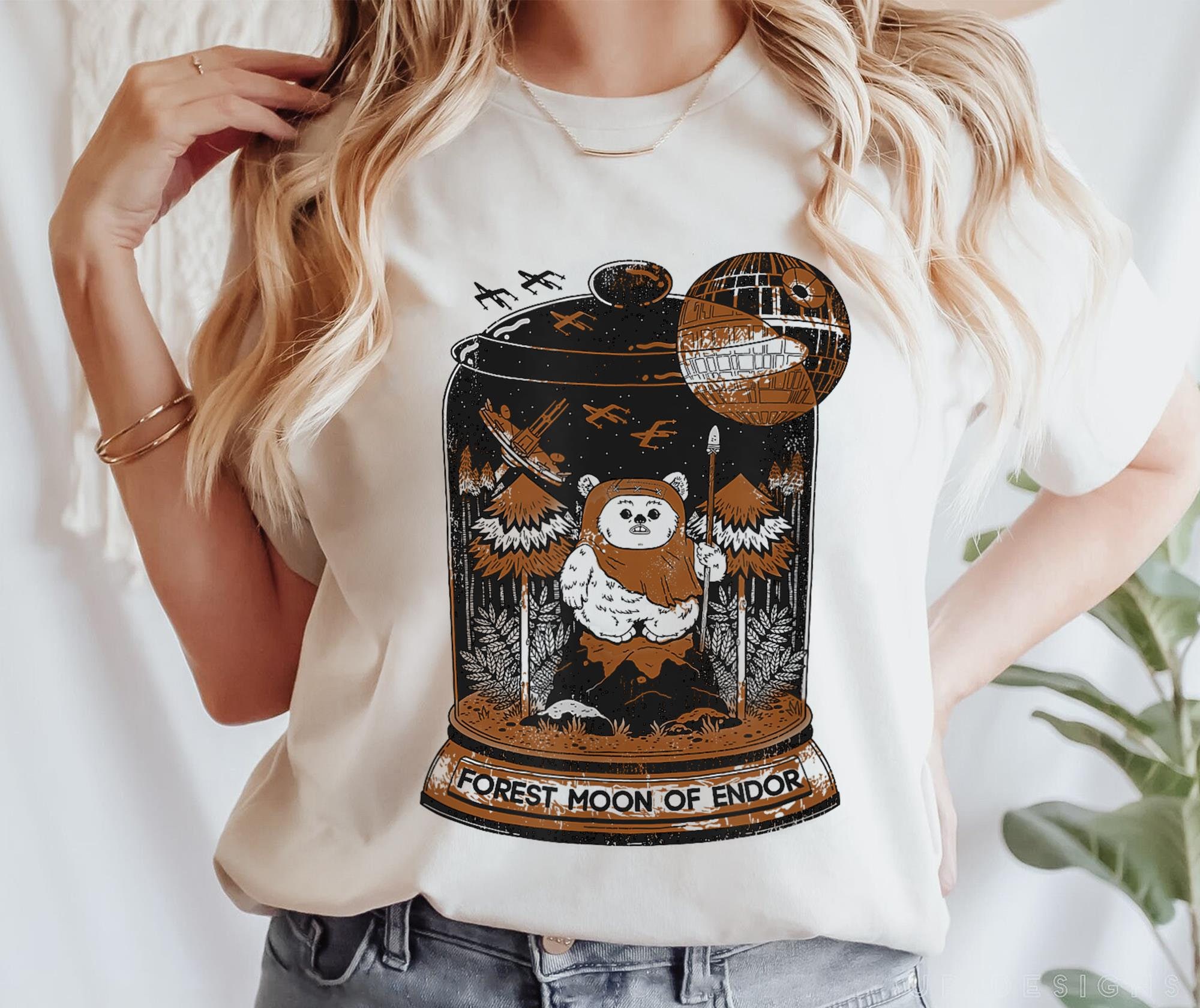 Vintage Ewok Terrarium Forest Moon of Endor Comfort Colors - Etsy