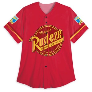 Rust-eze Cars Lightning Mcqueen Radiator Springs 2 Sided Baseball ...