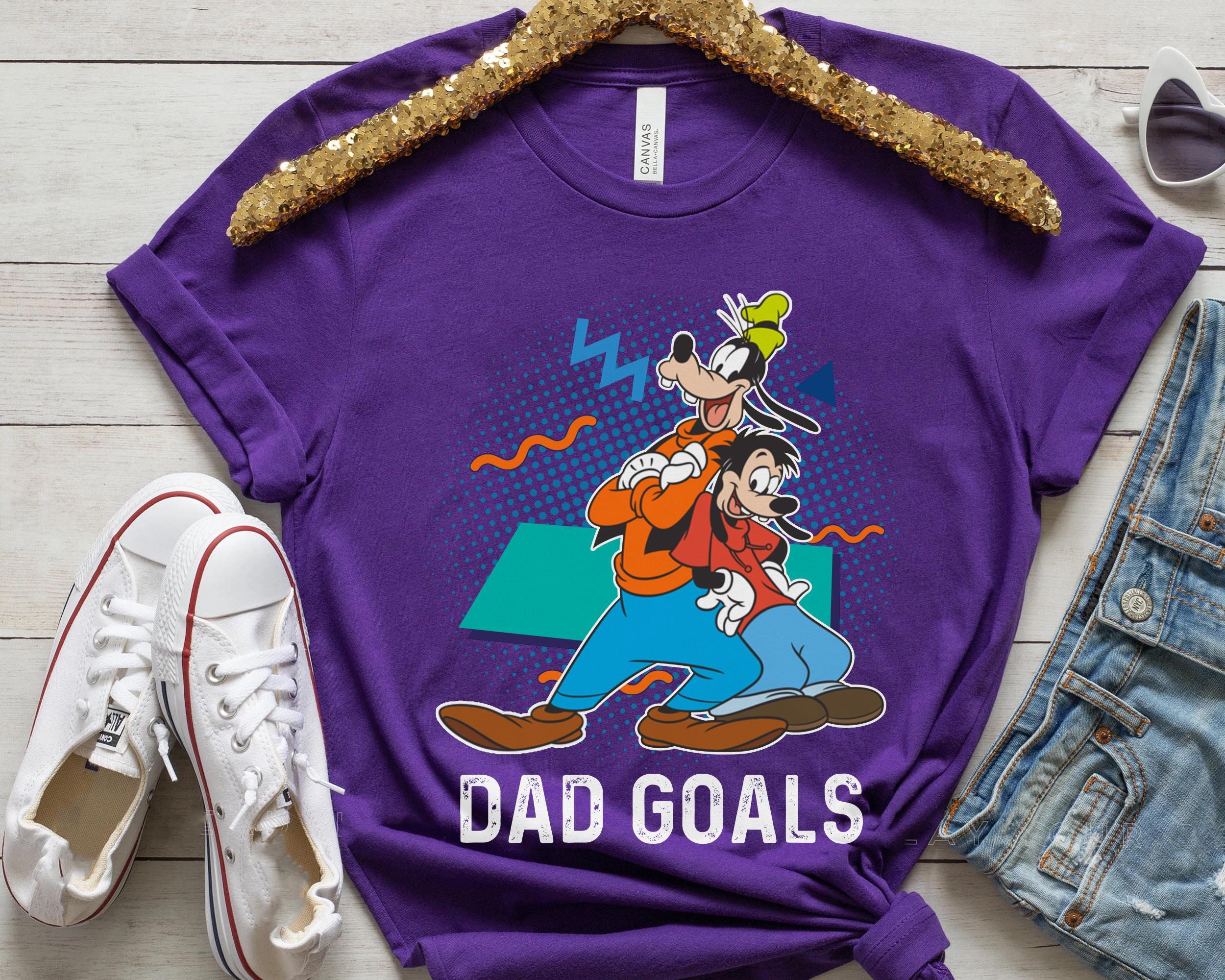 Retro 90s Goofy and Max Dad Goals Comfort Colors Shirt, A Goofy Movie ...