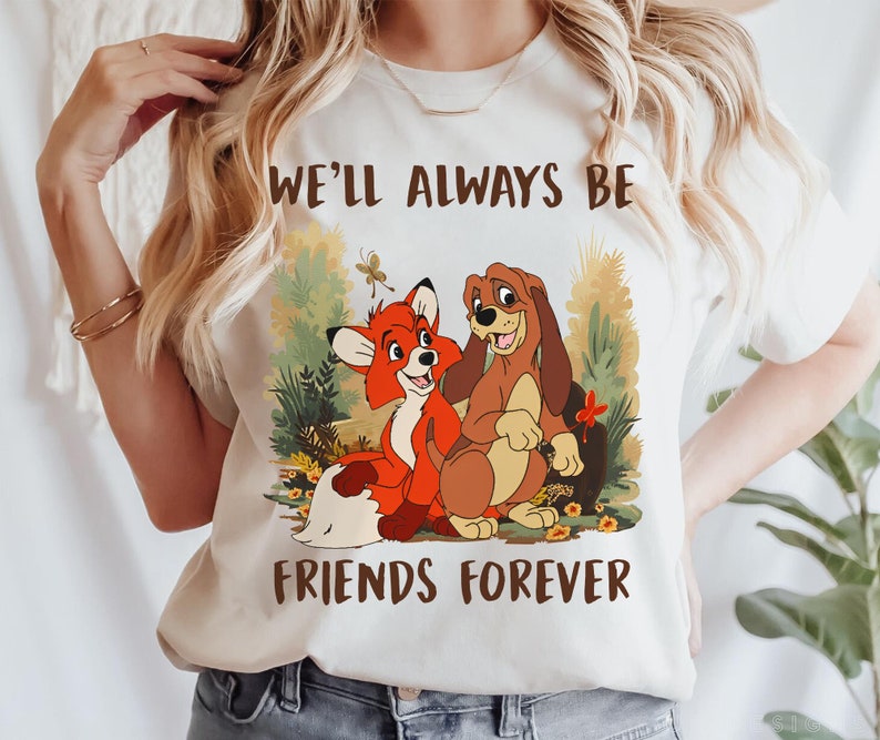 Copper and Todd Always Be Friends Forever Comfort Colors Shirt, the Fox ...