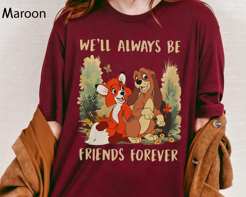 Copper and Todd Always Be Friends Forever Comfort Colors Shirt, the Fox ...