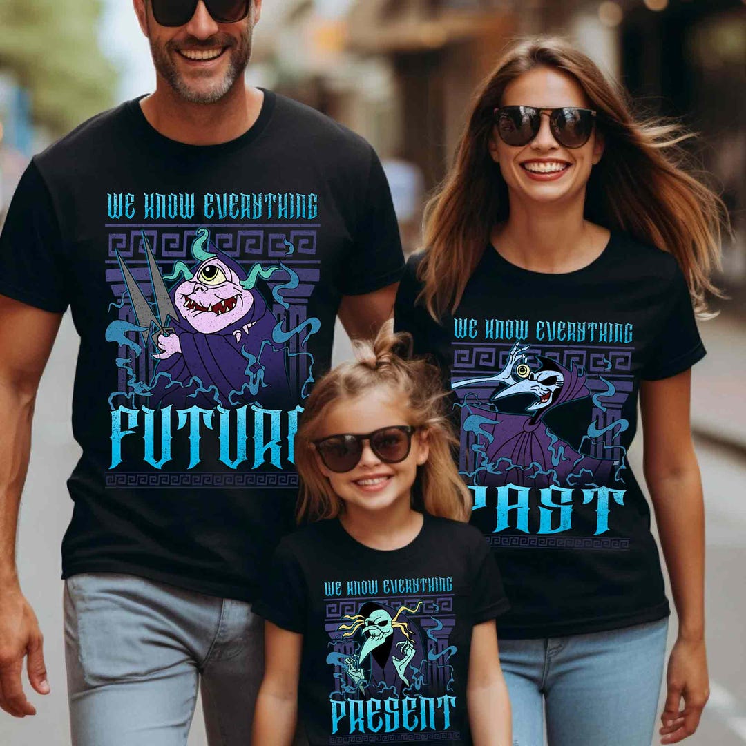 Disney Villains Hercules Three Fates Shirt, We Know Everything Past ...