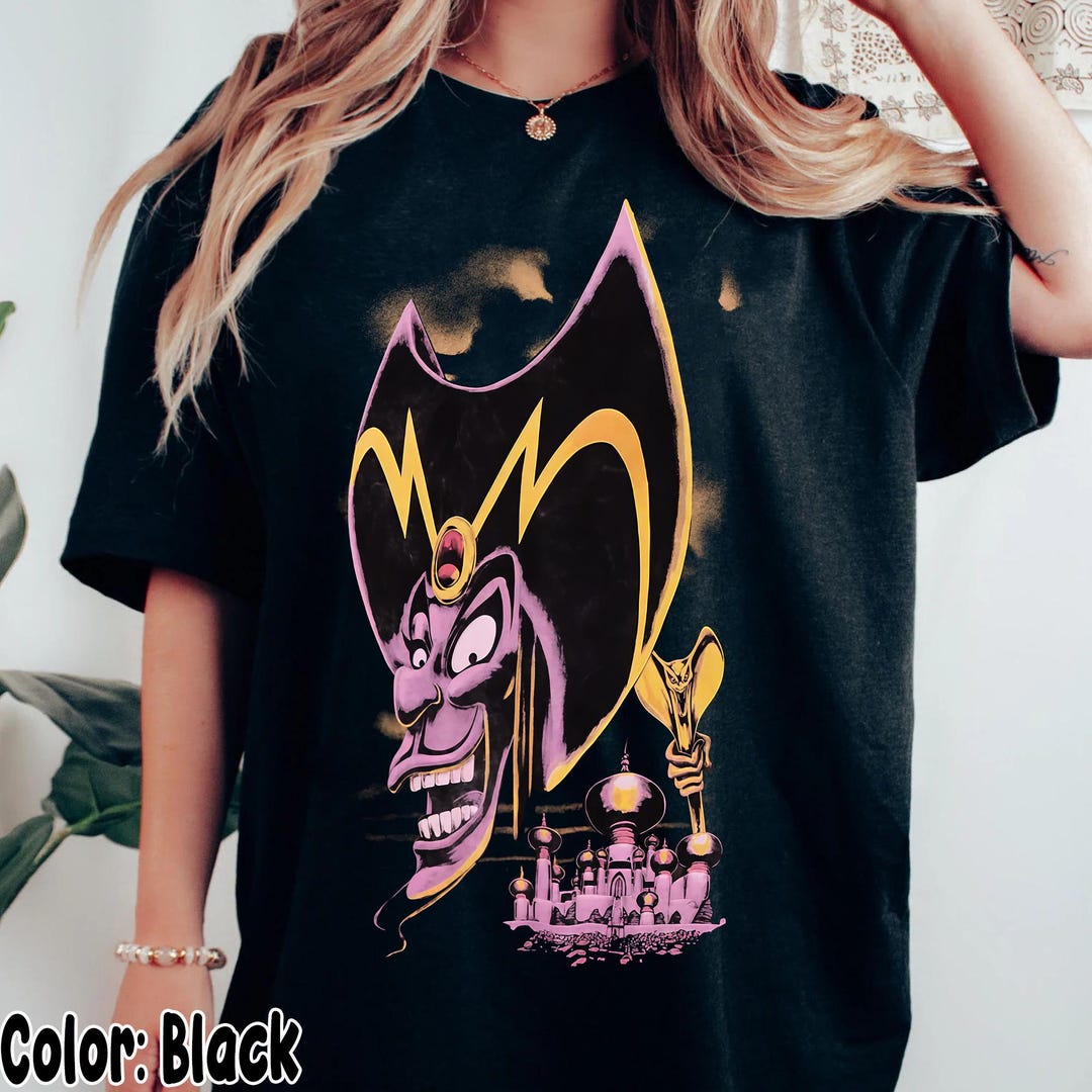 Disney Aladdin Jafar Portrait Shirt, Jafar Cobra Staff Agrabah Palace ...