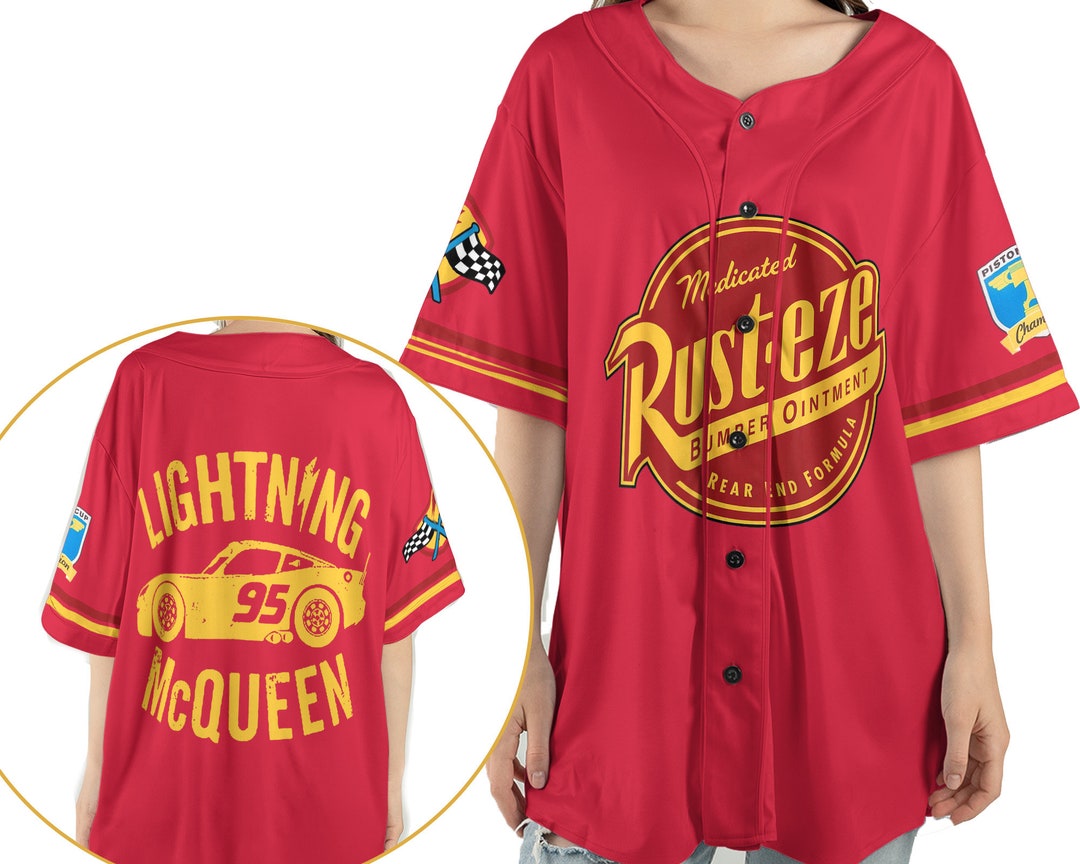 Rust-eze Cars Lightning Mcqueen Radiator Springs 2 Sided Baseball ...