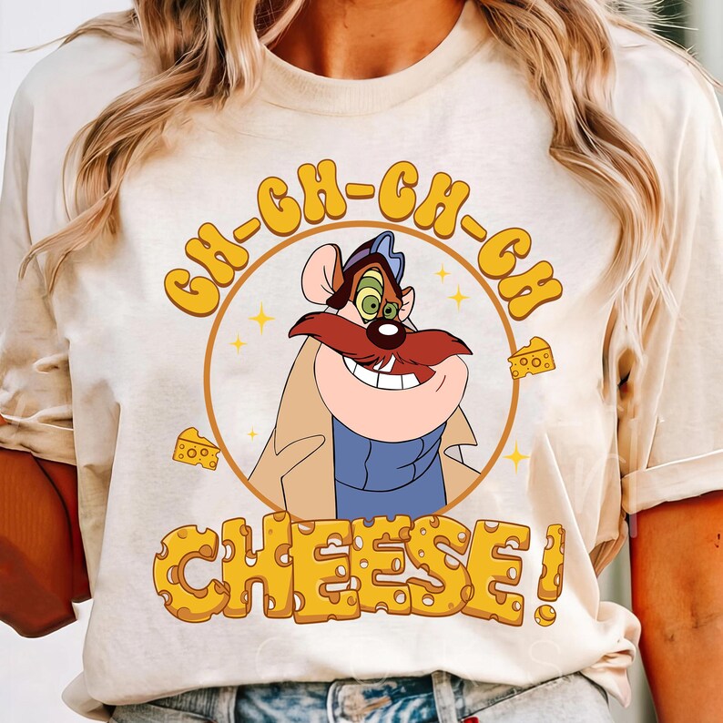 Chip 'N Dale Rescue Rangers Monterey Jack Monty Cheese Shirt, Retro ...